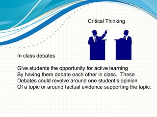 Learning team c strategies for developing creativity and critical ...