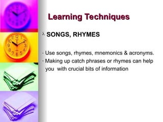 Helpful learning techniques for children | PPT
