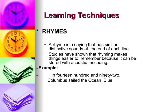 Helpful learning techniques for children | PPT