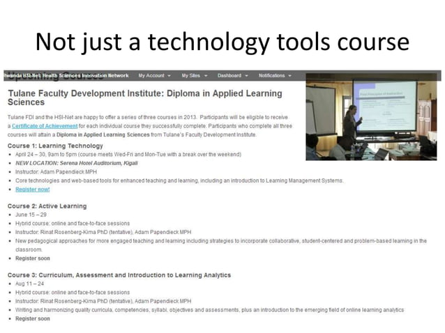 Learning technology (lti) course overview | PPT