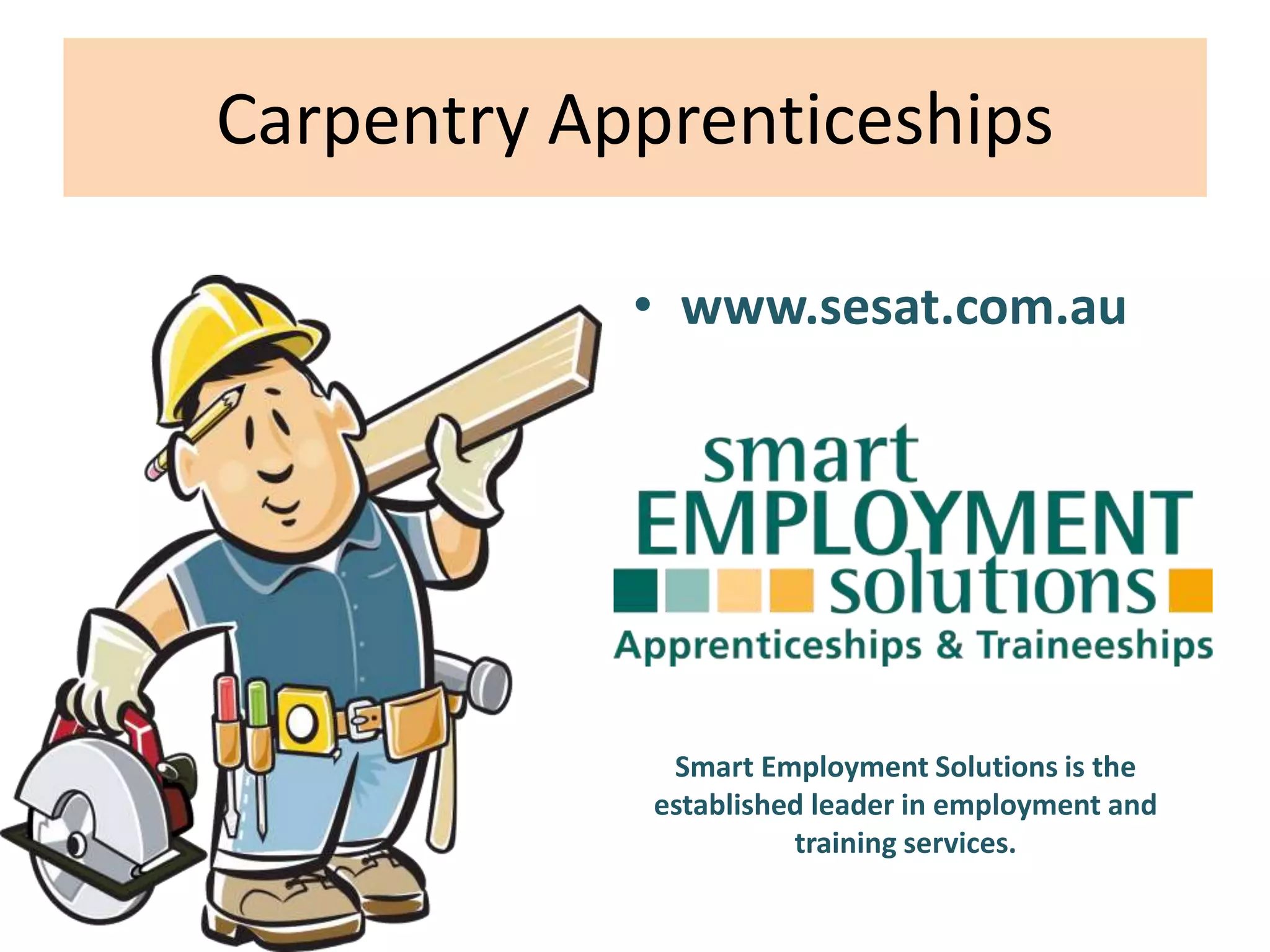 Carpenter Trainee | PPTX