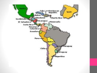 Learning the hispanic countries | PPTX