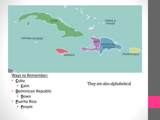 Learning the hispanic countries | PPTX