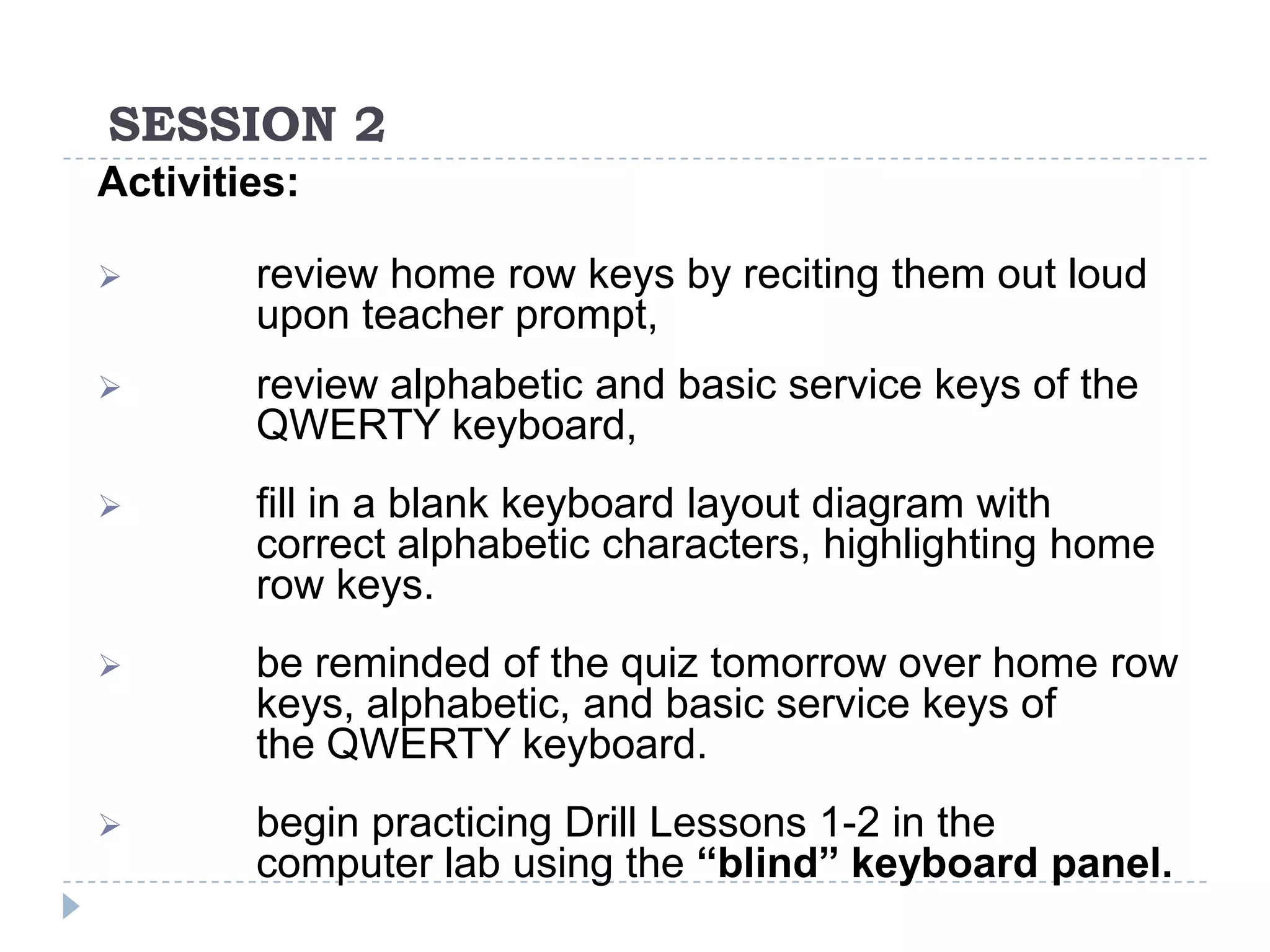 Learning the keyboard prezi | PPTX
