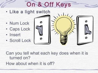 Learning the keys power point | PPT