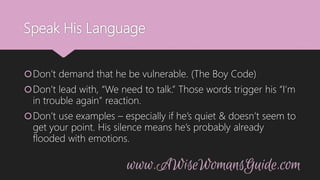 Learning the Language of Men | PPT
