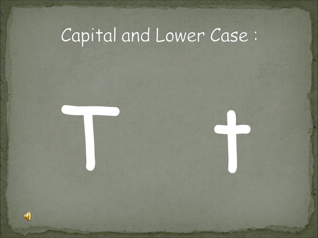Learning the letter t | PPT