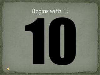 Learning the letter t | PPT