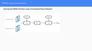 Learning the mmse channel estimators | PPTX