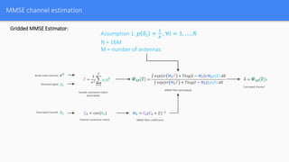 Learning the mmse channel estimators | PPTX