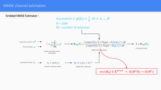 Learning the mmse channel estimators | PPTX