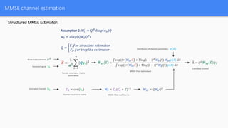 Learning the mmse channel estimators | PPTX