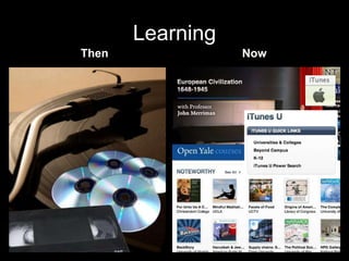 Learning Then And Now | PPTX | Technology & Computing