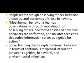 Learning theorie by a s | PPT