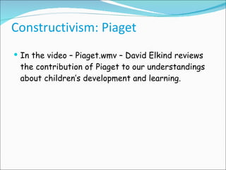 Learning Theories | PPT