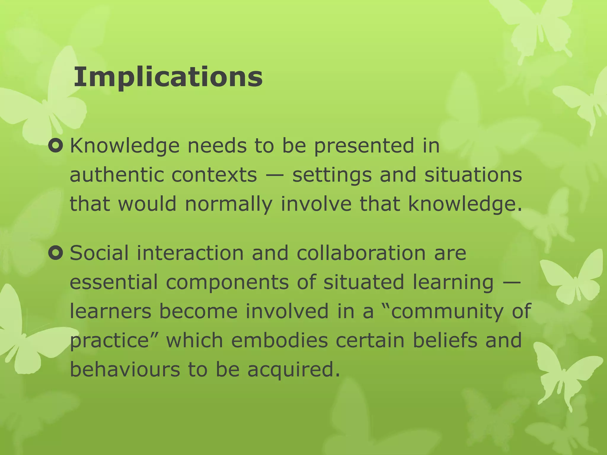 Learning theories | PPT