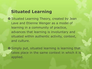 Learning theories | PPTX