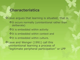 Learning theories | PPT
