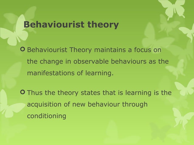 Learning theories | PPT