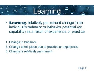 Learning theories | PPT