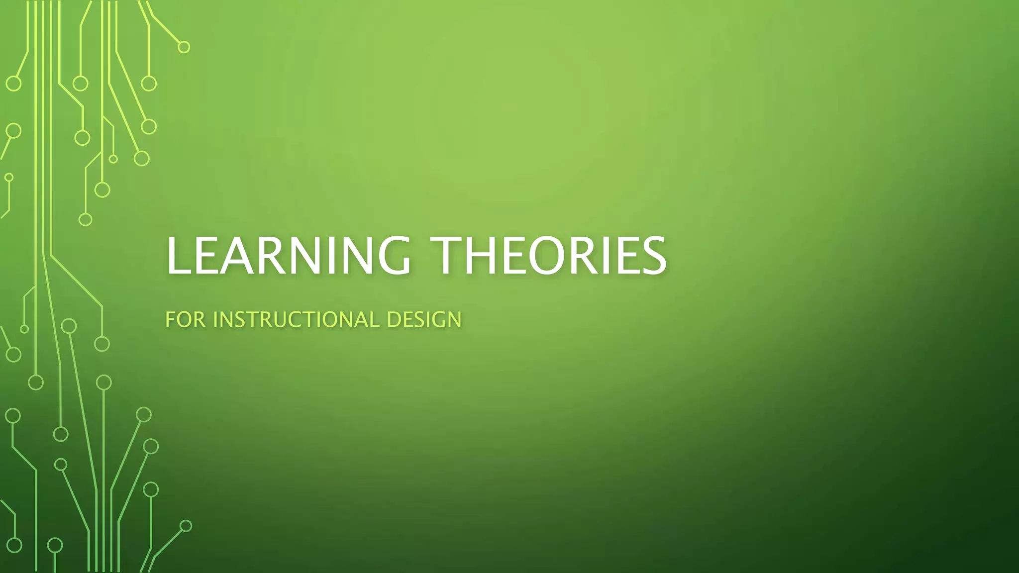 Learning theories | PPTX | Science