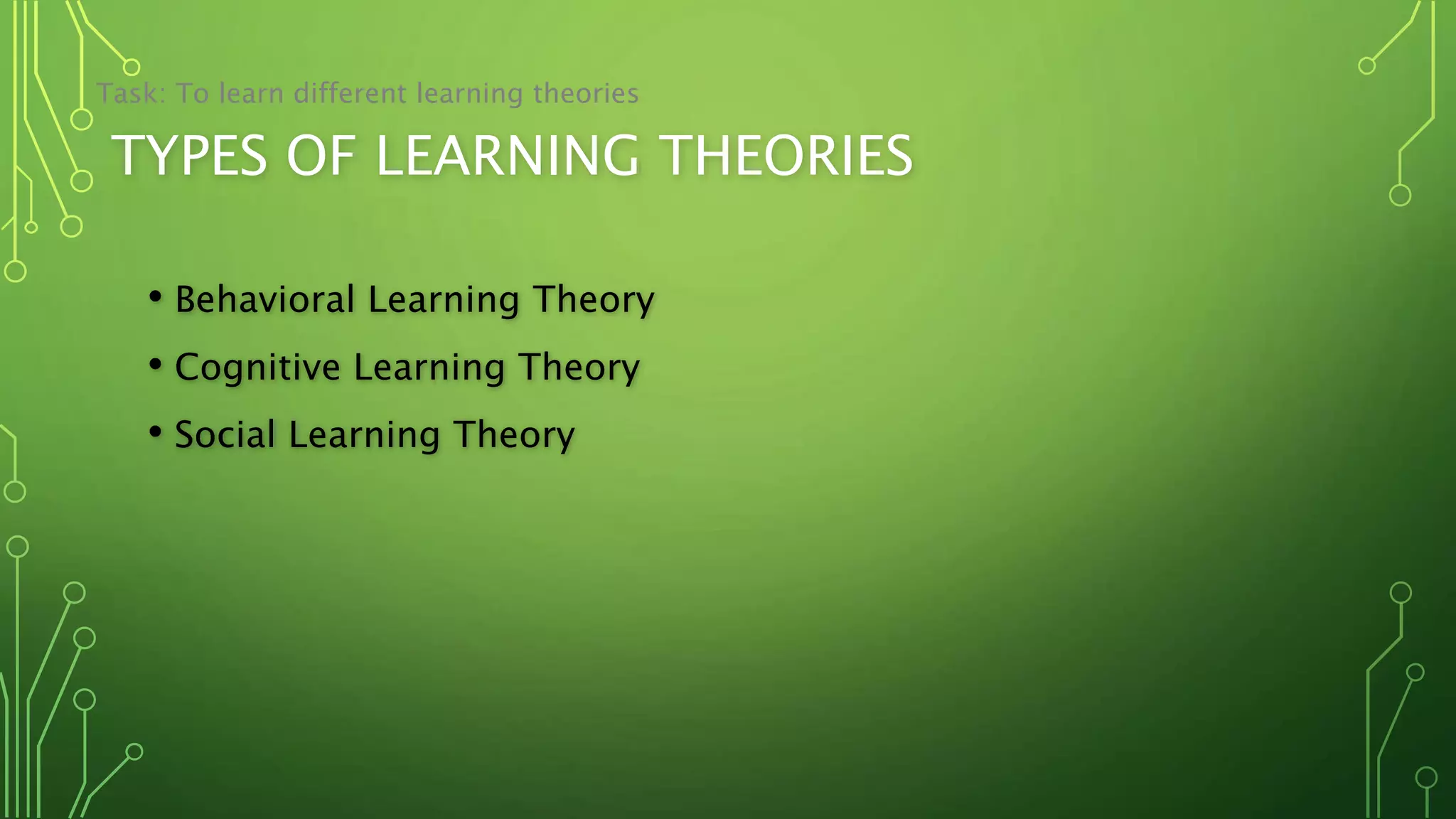 Learning theories | PPT