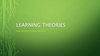 Learning theories | PPTX | Science