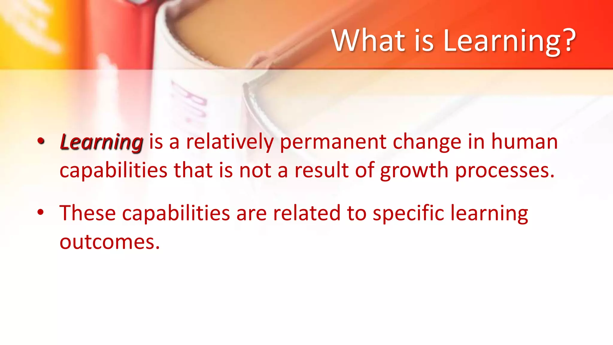 Learning theories | PPTX