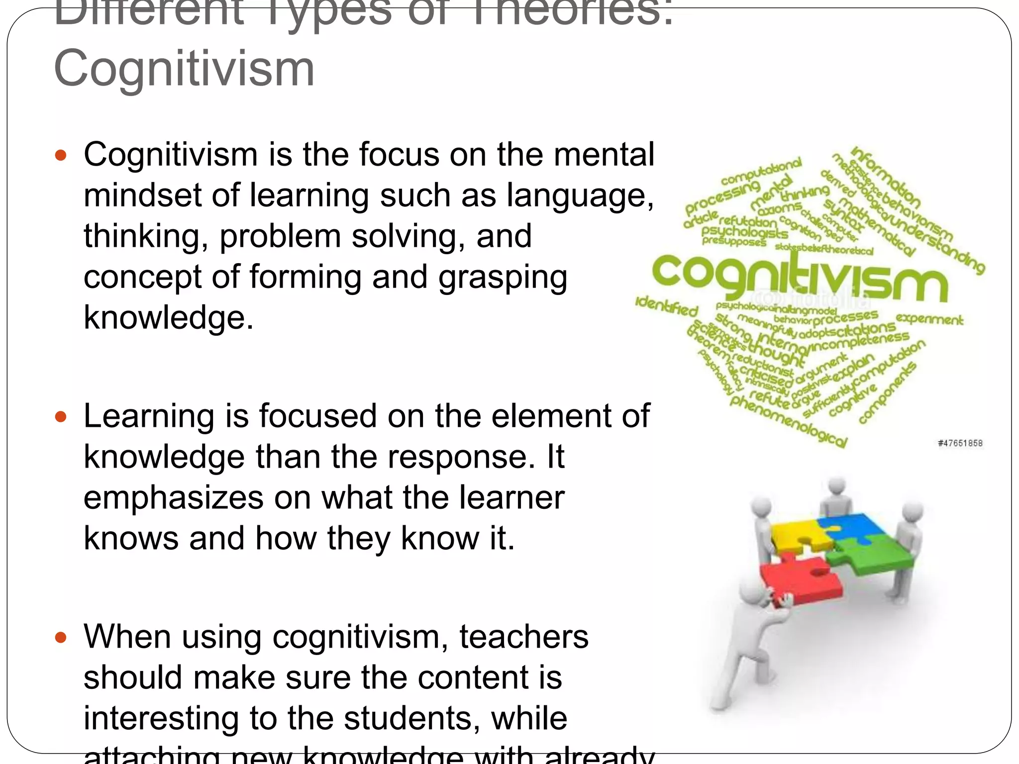 Learning theories | PPTX
