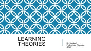 Classification of Learning theories | PPT