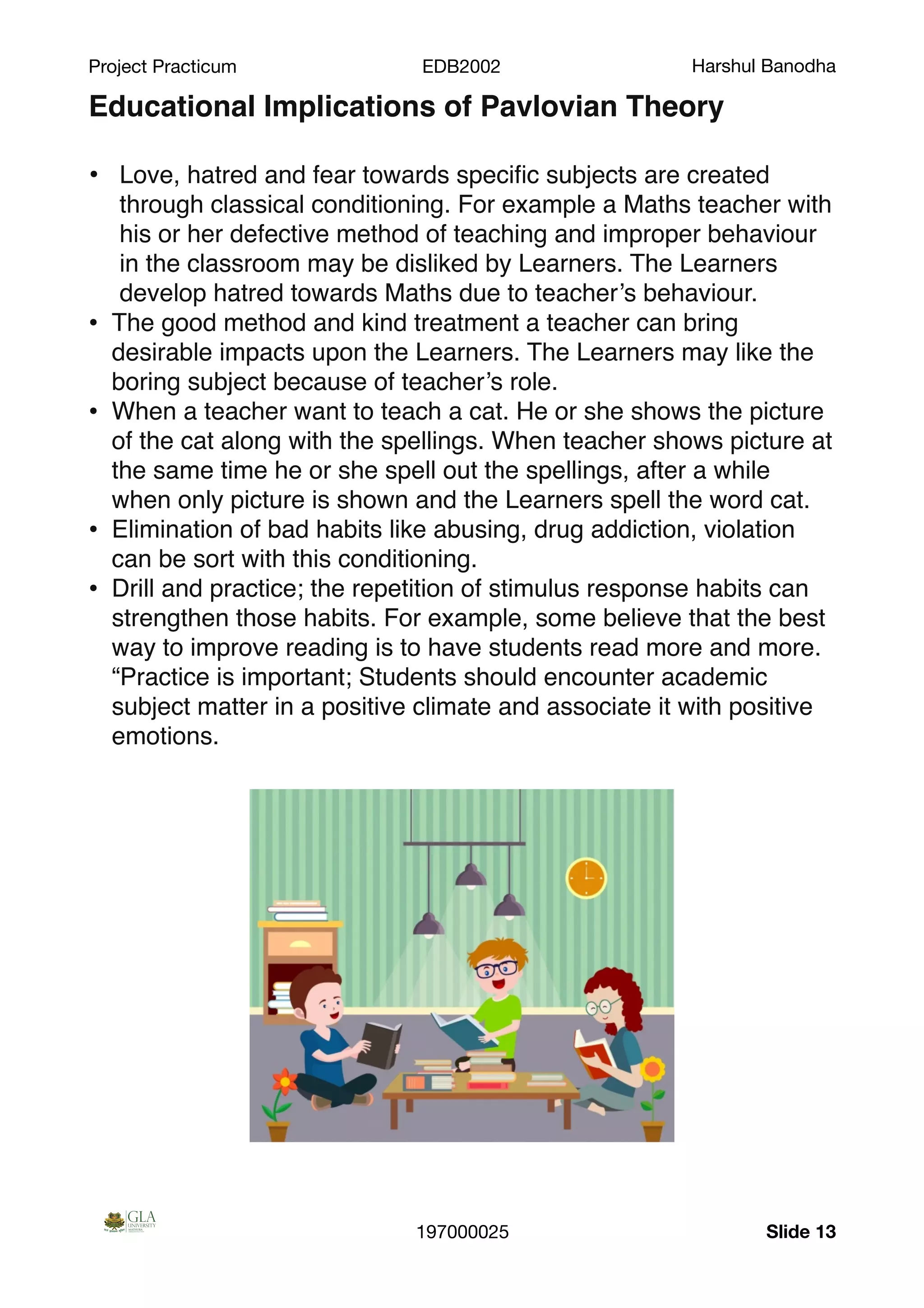 Learning theories- Behaviourism | PDF