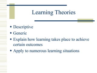Learning theories 05 | PPT