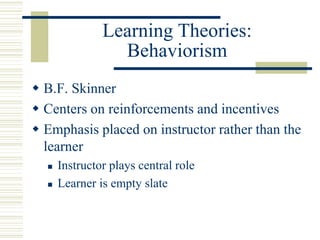 Learning theories 05 | PPT