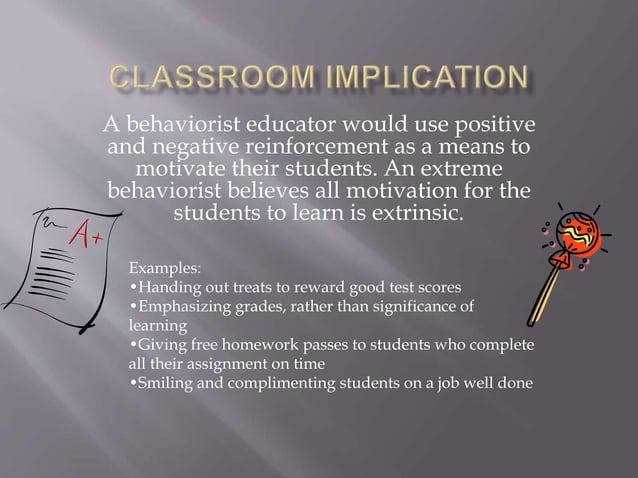 Behaviorism Learning Theory | PPTX