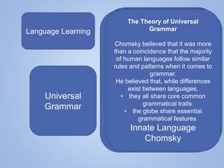 Learning Language Theories | PPTX