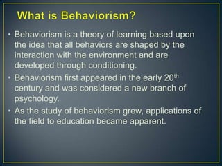 Learning theories group 7 final | PPTX