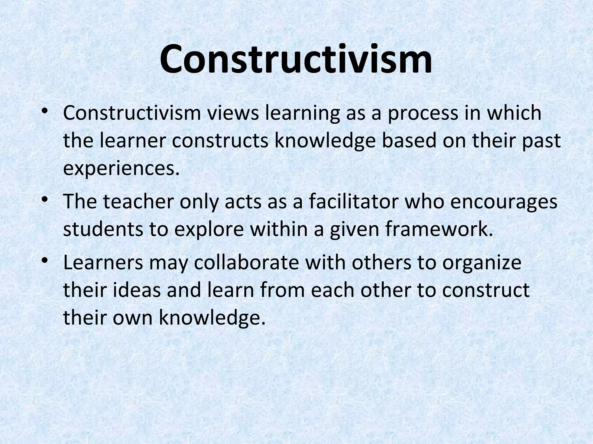 Learning theories, intellectual skills, cognitive skills, psychomotor ...