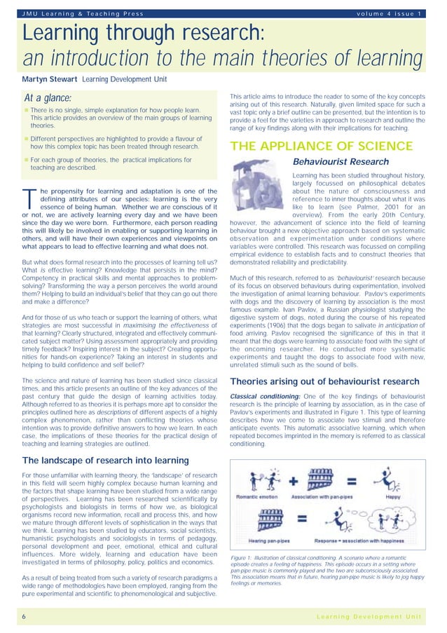 Learning theories intro | PDF