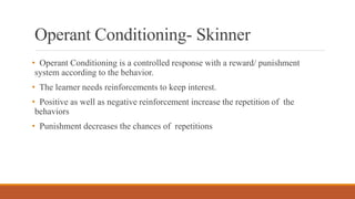 Learning theories powerpoint | PDF