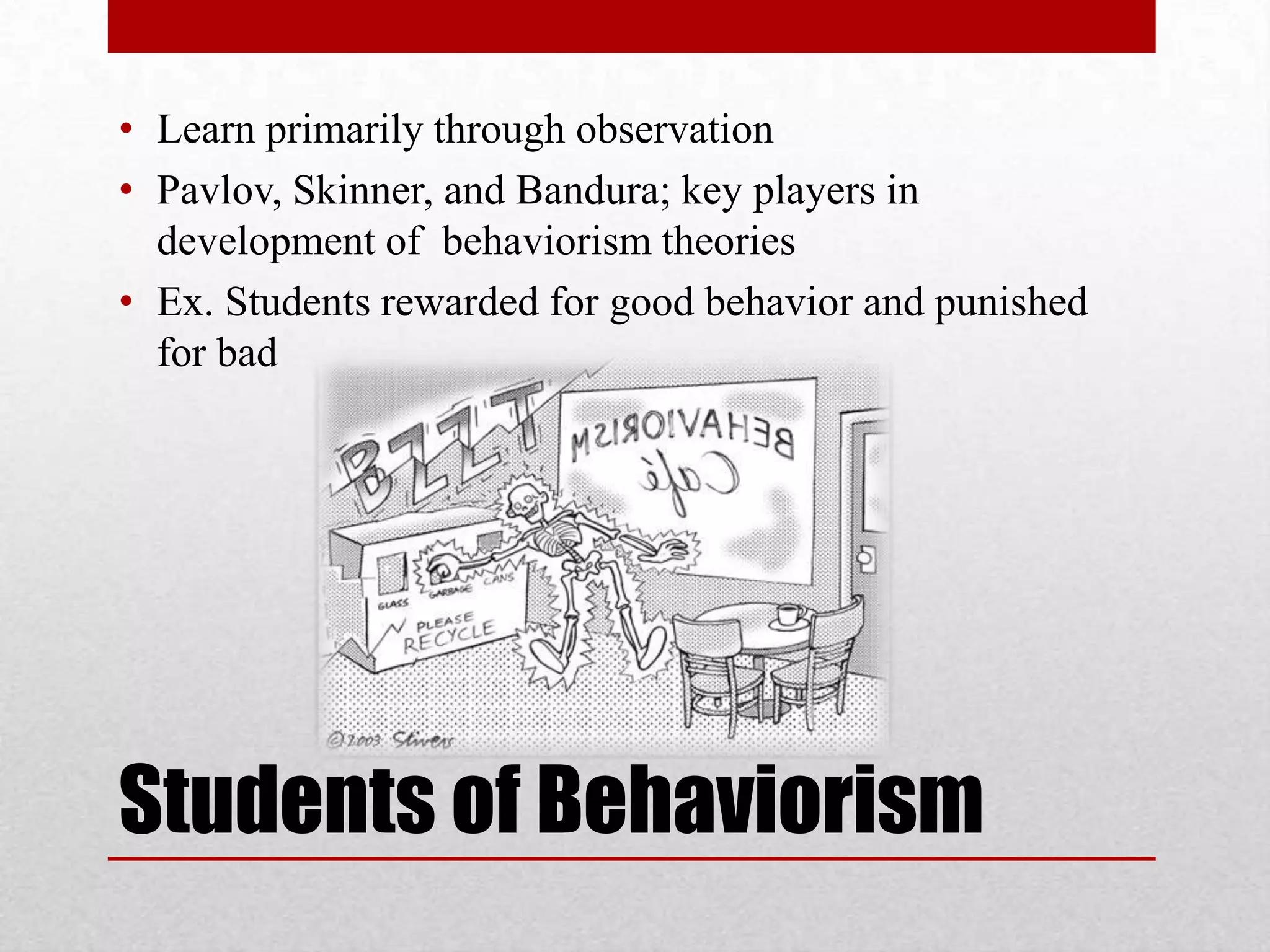 Learning Theories Behaviorism | PPTX