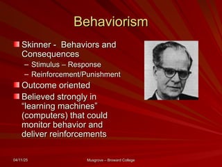 Learning Theories & Technology Integration.ppt