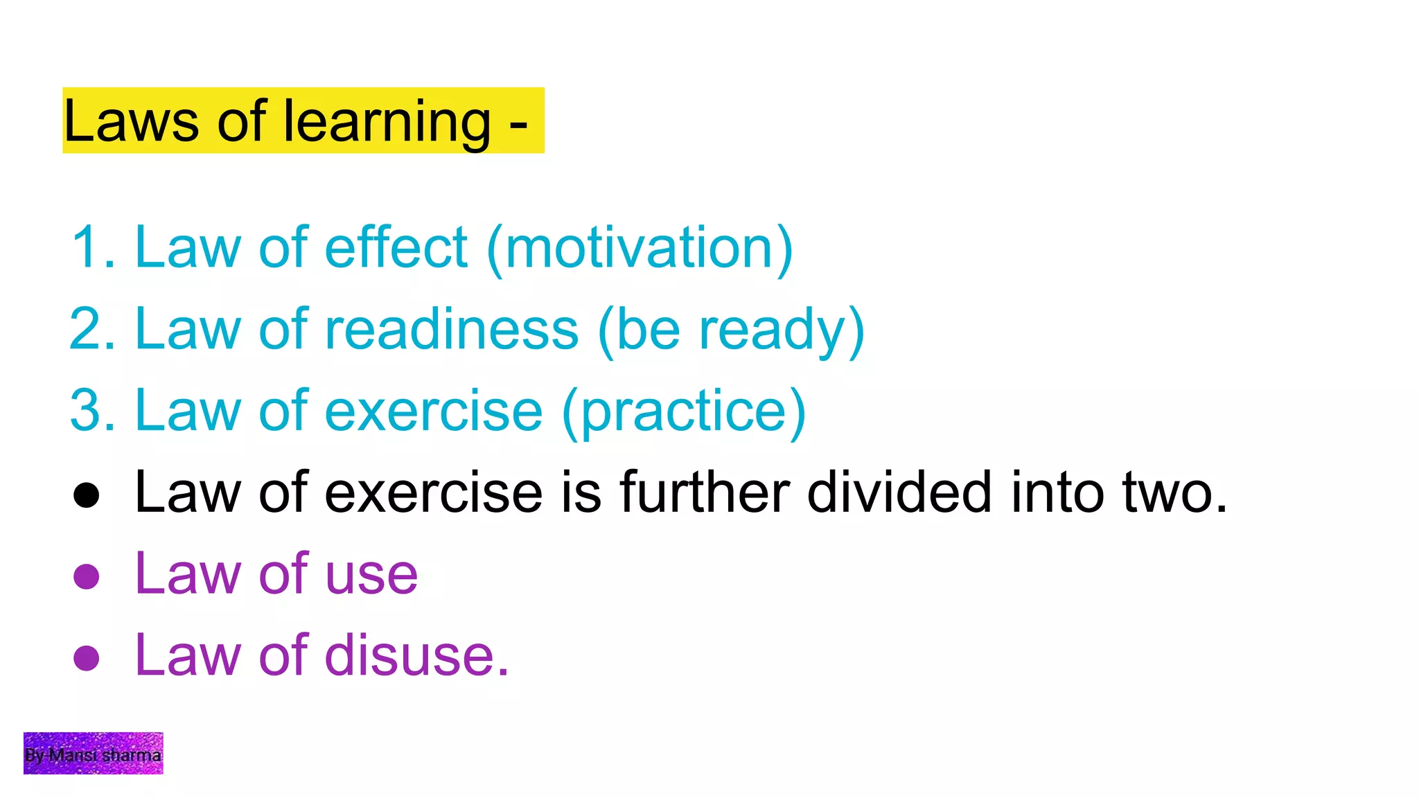 Learning theory | PPT