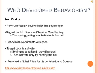 Learning Theory- Behaviorism | PPTX