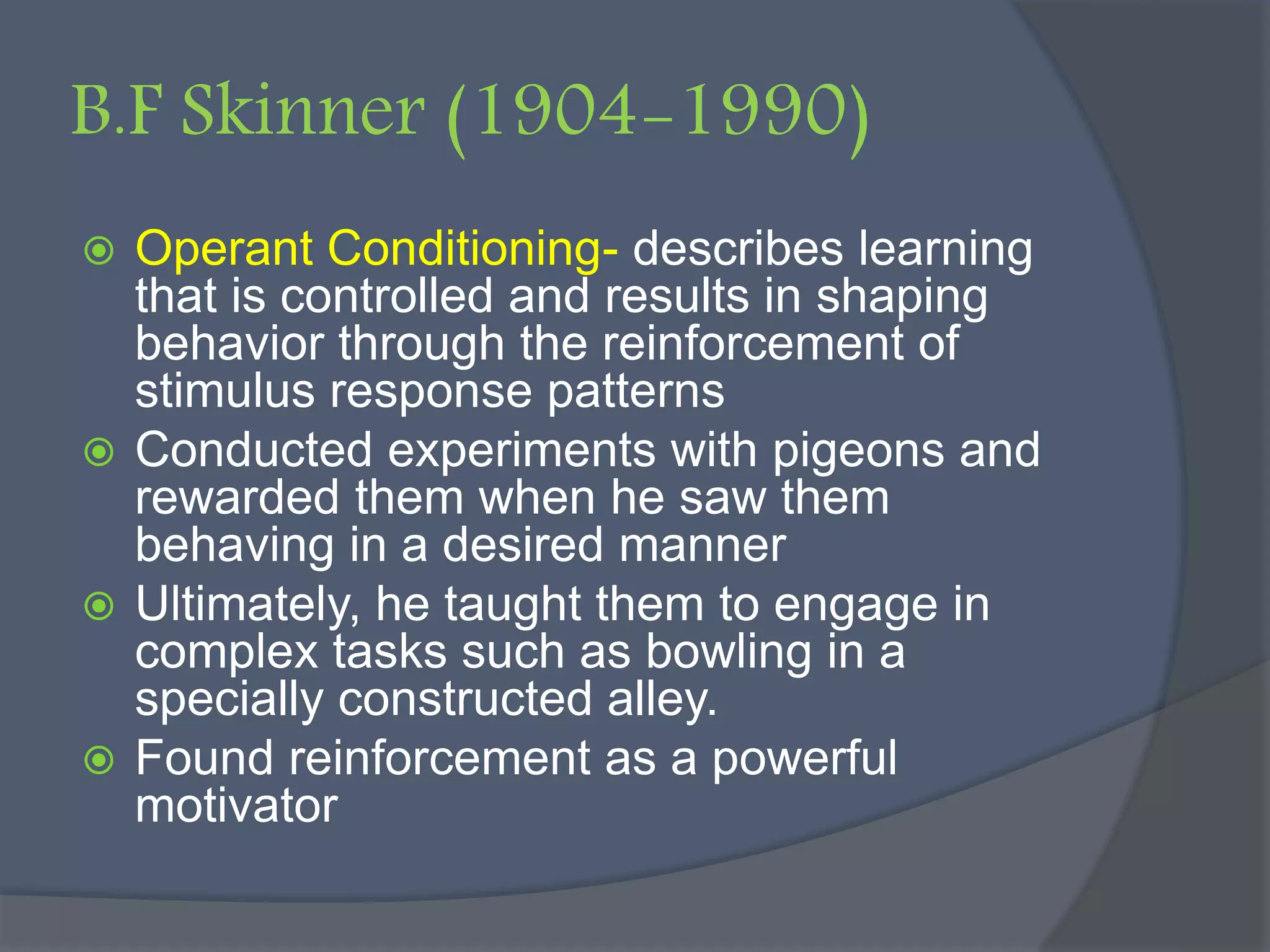 Learning Theories- Behaviorism | PPTX