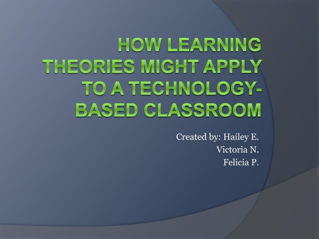 Learning Theories- Behaviorism | PPTX