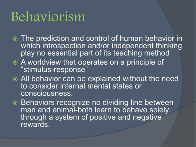 Learning Theories- Behaviorism | PPTX