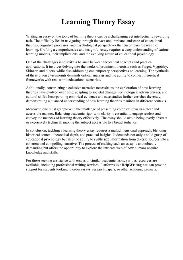 Learning Theory Essay.pdf