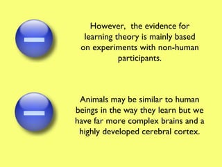 Learning theory explanation of attachment | PPT | Biological Sciences ...