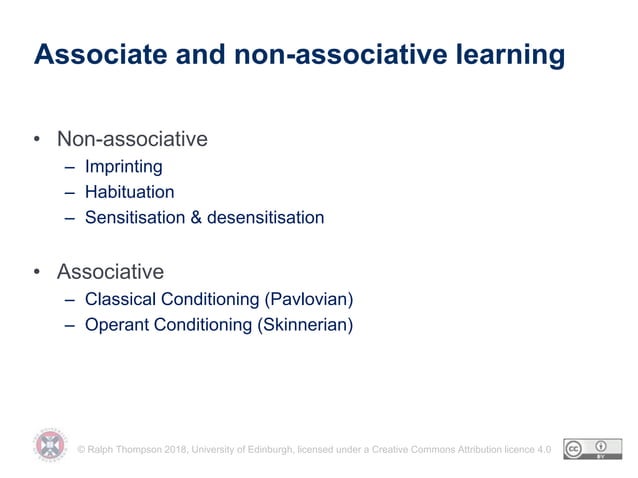 Animal Learning theory lecture | PPTX | Science