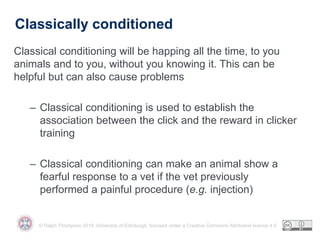 Animal Learning theory lecture | PPTX